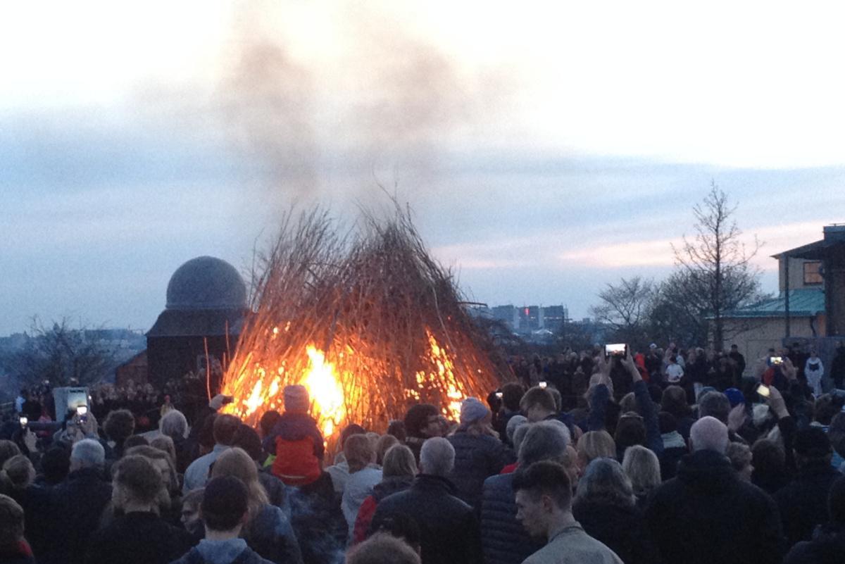 Noc Walpurgii w Sztokholmie (Szwecja) - Byłem tu. Tony Halik.